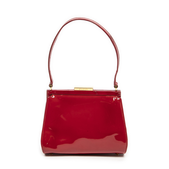 Gucci | Bags | Gucci Mini Doctors Handbag In Red Patent Leather | Poshmark
